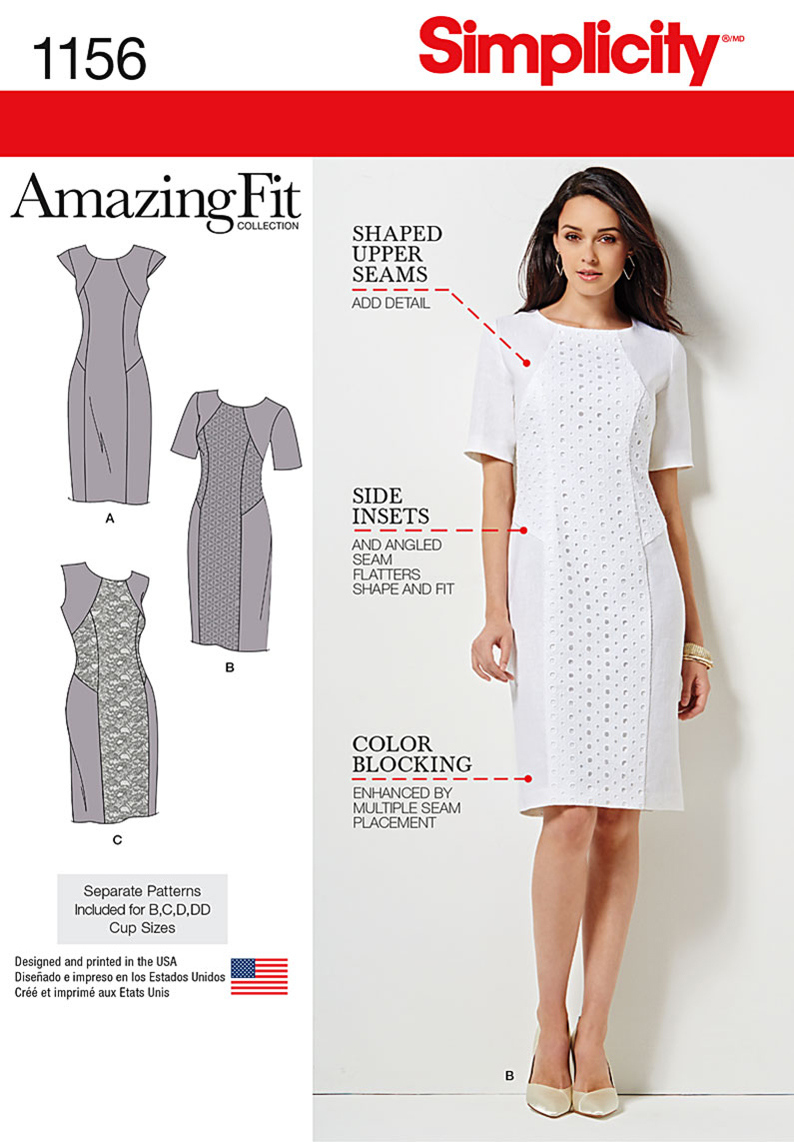 1156 Misses' And Miss Plus Amazing Fit Dress - Sewist
