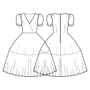 Dress with wrap Women Clothing Dress Sewing Pattern Sewist