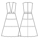 Dress with plunging neckline Women Clothing Dress Sewing Pattern Sewist