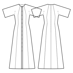 Dress #6716530 - Made to Measure Sewing Pattern by Sewist CAD Online ...