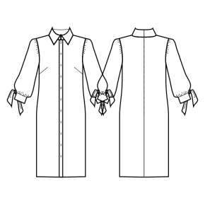 Dress #3003077 - Made to Measure Sewing Pattern by Sewist CAD Online ...