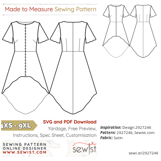 Design 2927246 Women Clothing Dress Sewing Pattern Sewist