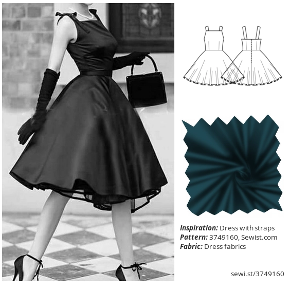 Dress with straps Women Clothing Dress Sewing Pattern Sewist