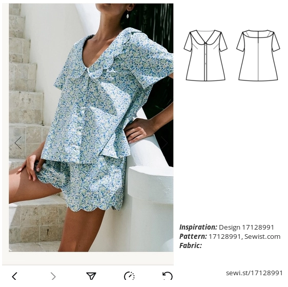 Design 17128991 Women Clothing Top Sewing Pattern Sewist