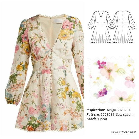 Design 5023981 Women Clothing Dress Sewing Pattern Sewist