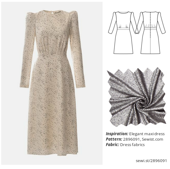 Elegant maxi dress Women Clothing Dress Sewing Pattern Sewist