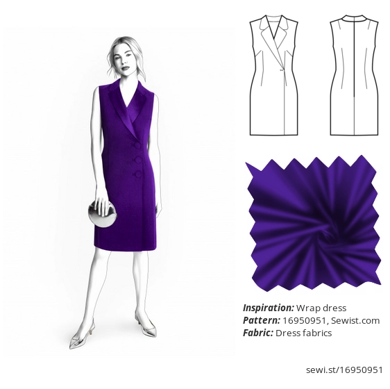 Wrap dress Women Clothing Dress Sewing Pattern Sewist