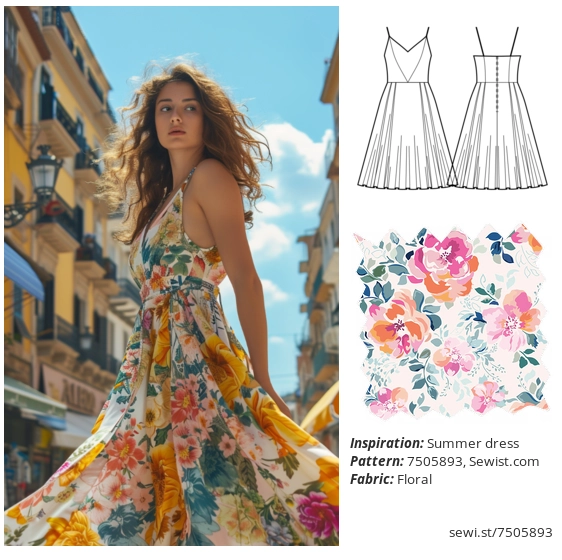 Summer dress Women Clothing Dress Sewing Pattern Sewist