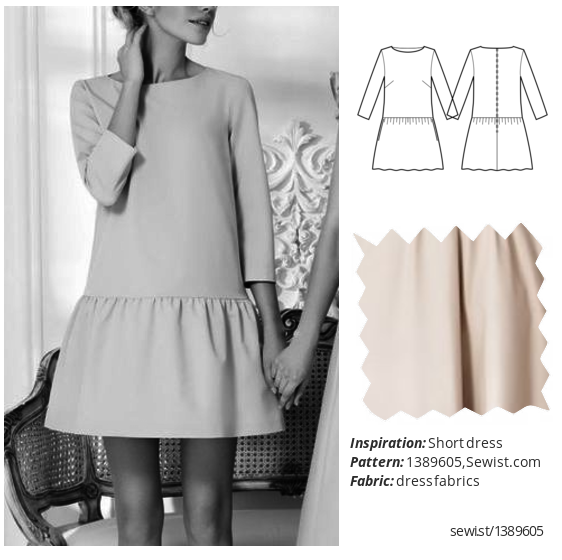 Short dress Women Clothing Dress Sewing Pattern Sewist