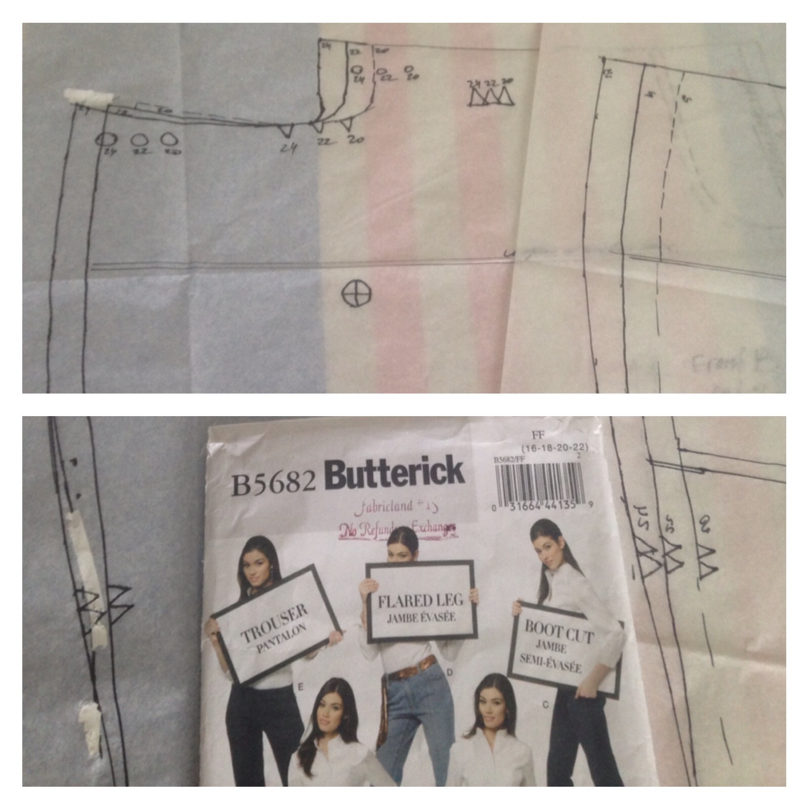 H's jeans first - Sewist