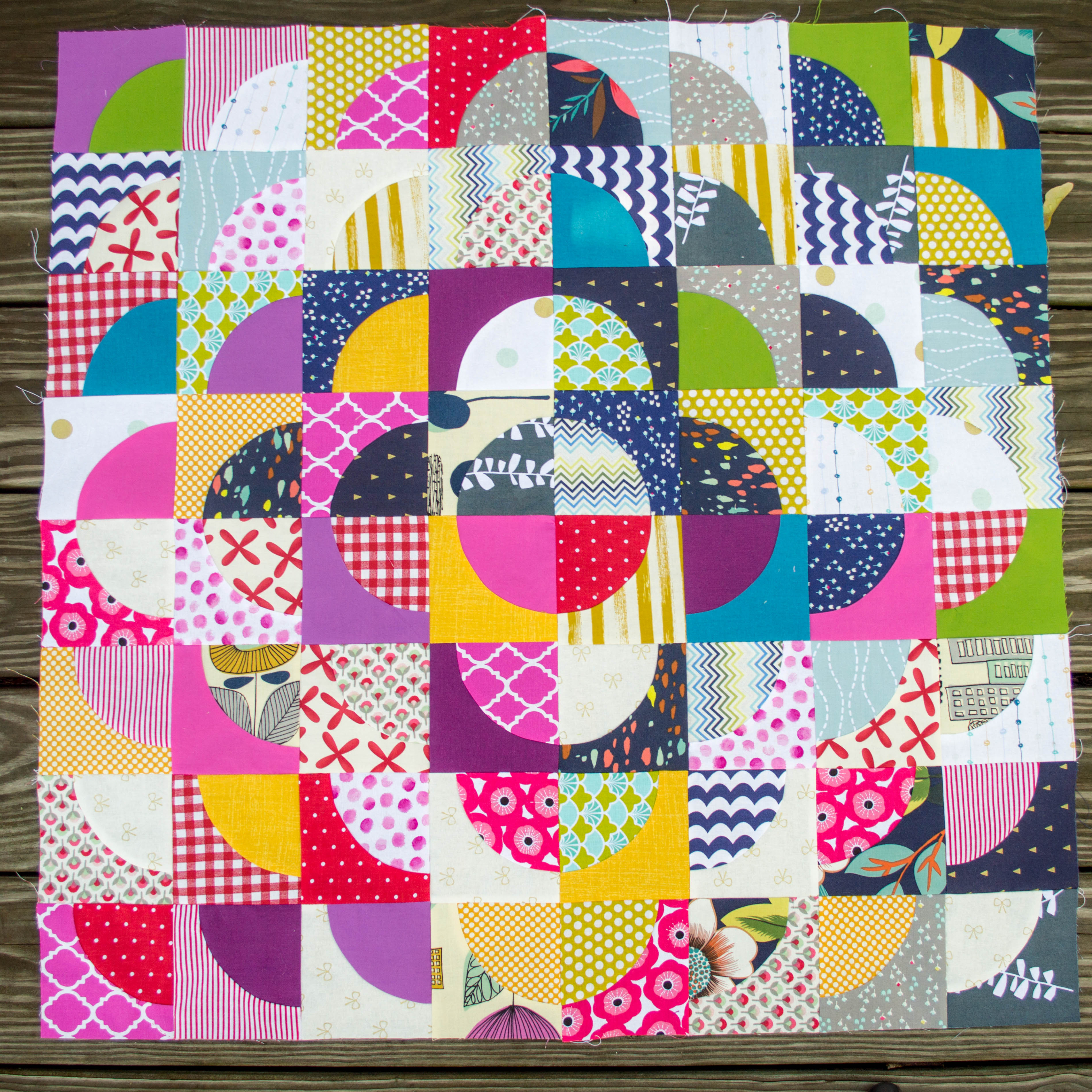 Drunkard's Path Mini - Sewist